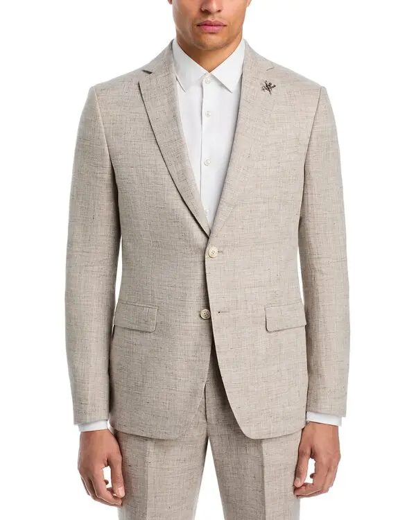 John Varvatos Melange Linen Suit Jacket