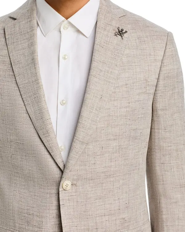 John Varvatos Melange Linen Suit Jacket