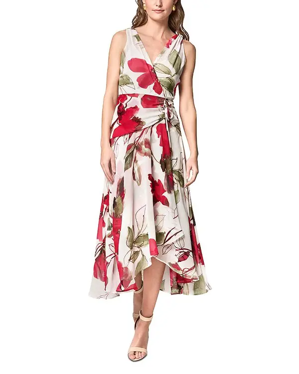 Donna Karan New York Floral Print Dress - Azalea Multi