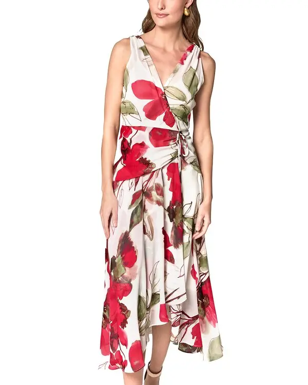 Donna Karan New York Floral Print Dress - Azalea Multi