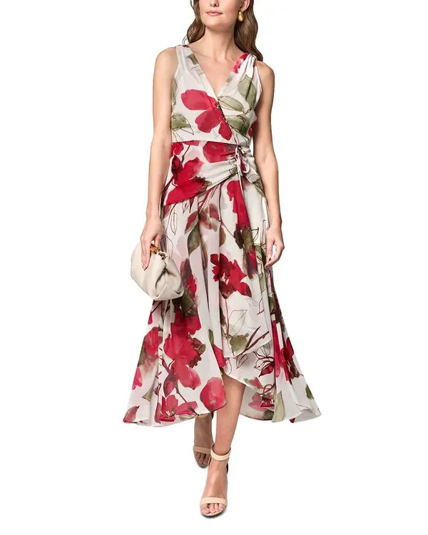 Donna Karan New York Floral Print Dress - Azalea Multi