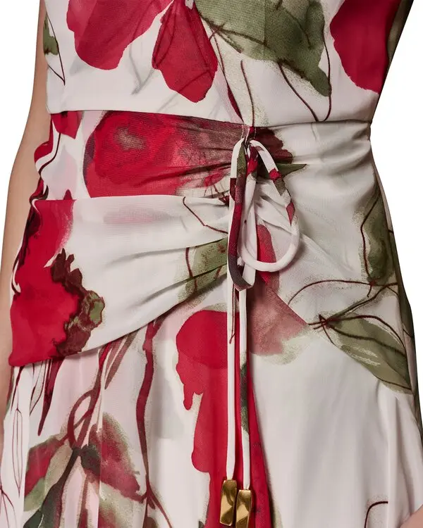 Donna Karan New York Floral Print Dress - Azalea Multi