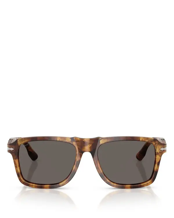 Persol 55mm Rectangular Sunglasses