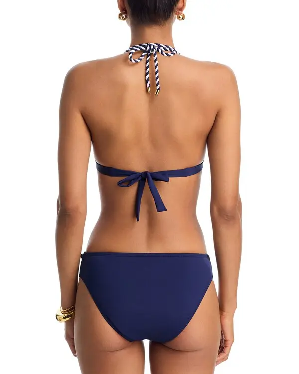 La Blanca Floral Halter Bikini Top