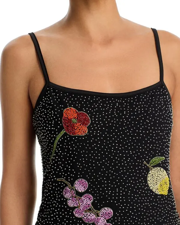 Aqua Allover Sequin Top