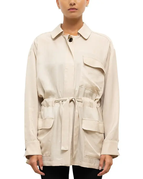LESET Kim Drawstring Jacket - Sahara
