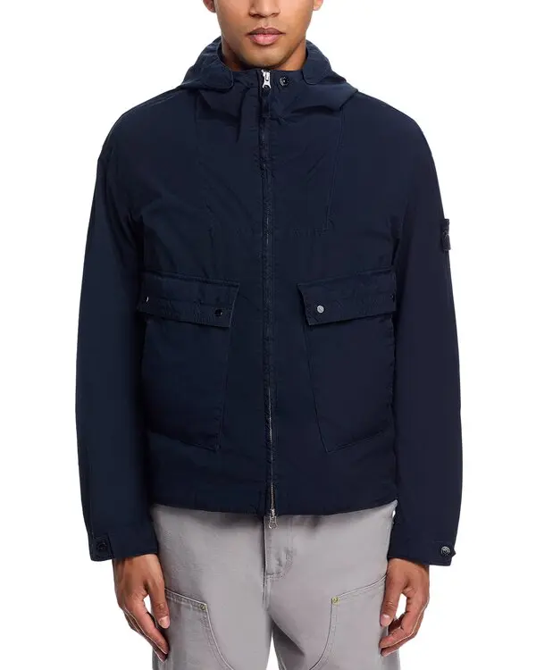 Stone Island Capospalla Short Parka - Navy Blue