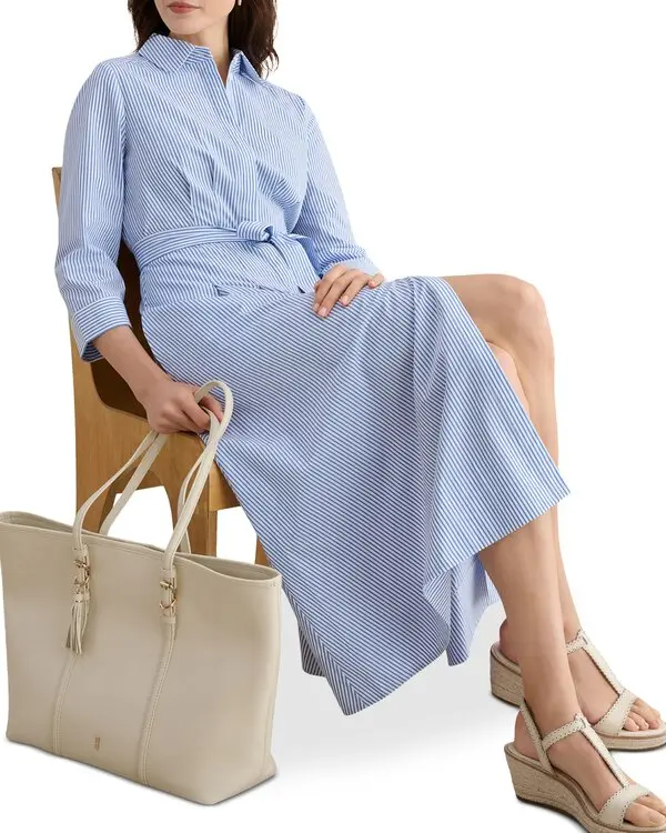 HOBBS LONDON Stripe Shirtdress