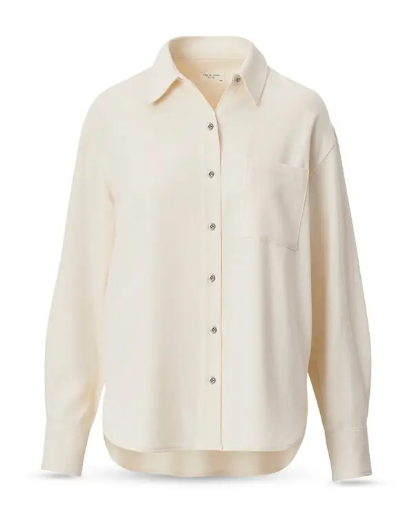 Rag & Bone Connie Shirt - Ecru