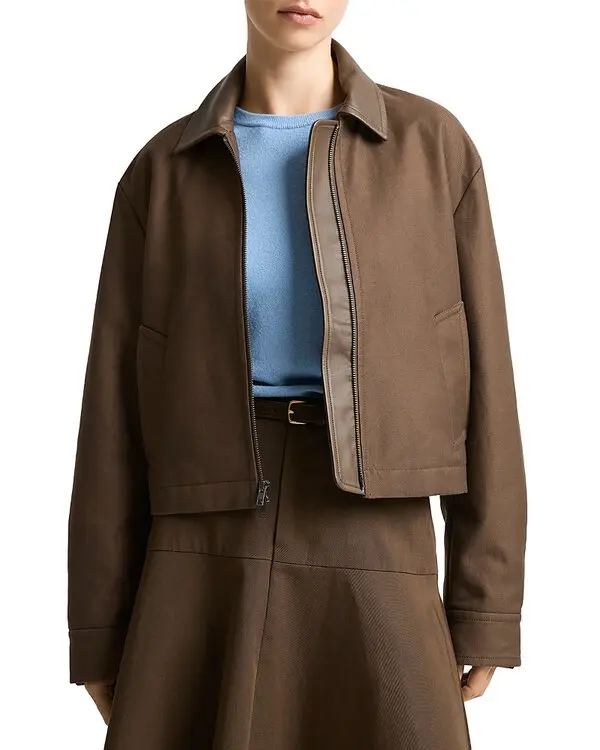 Vince Casual Twill Jacket - Willow