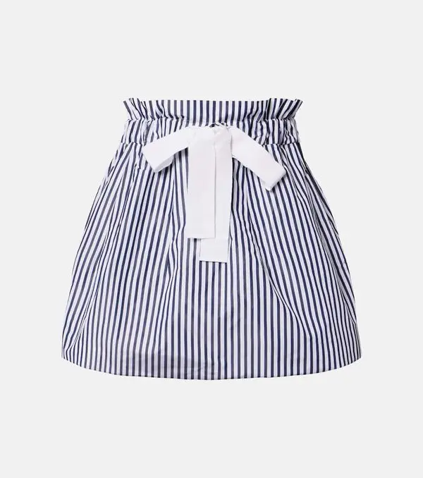 PATOU Striped Miniskirt - Blue