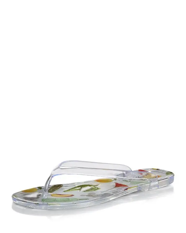 Aqua X Lisa Saya Gah Clrac Flip Flops Exclusive - Clear/multi