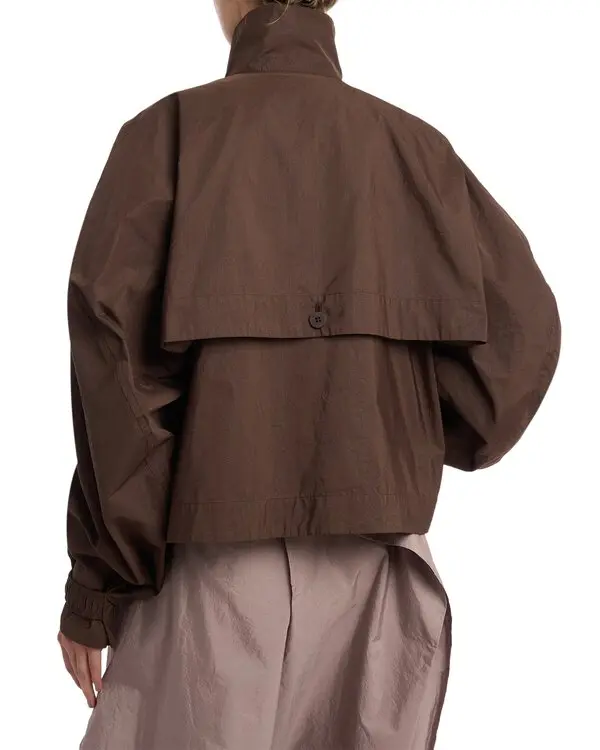 Issey Miyake Pleats Please Akimbo Mock Neck Jacket