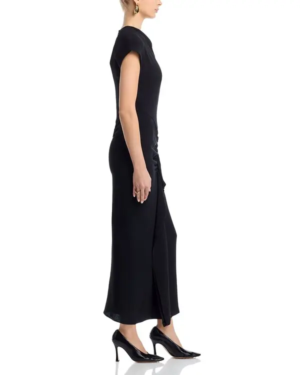 Tove Ennis Drape Dress - Black
