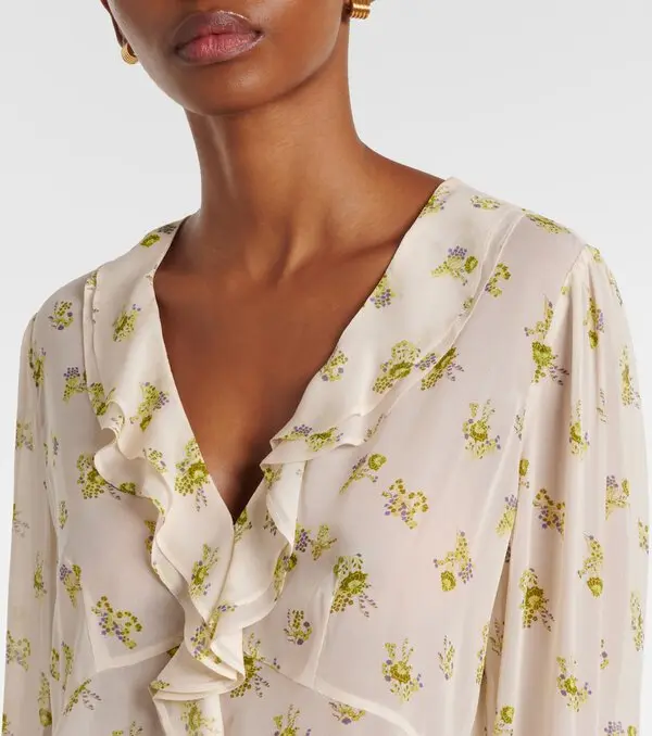Dorothee Schumacher Airy Daydream Floral Georgette Blouse - Multicoloured