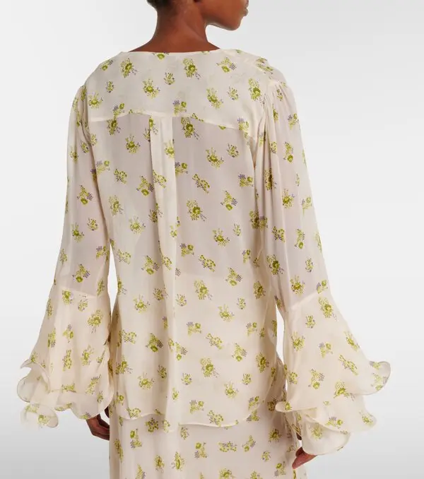 Dorothee Schumacher Airy Daydream Floral Georgette Blouse - Multicoloured