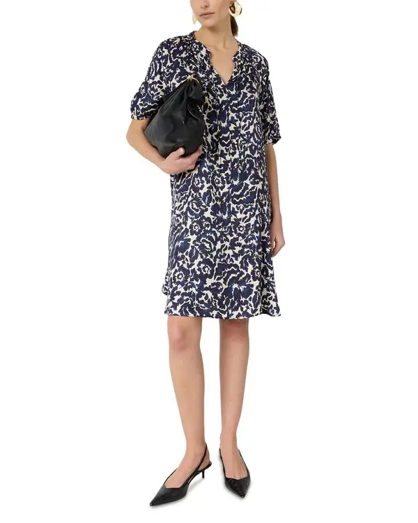 Gerard Darel Raliah Split Neck Dress