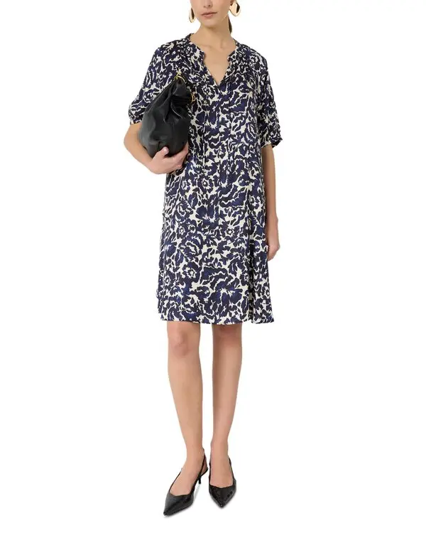Gerard Darel Raliah Split Neck Dress
