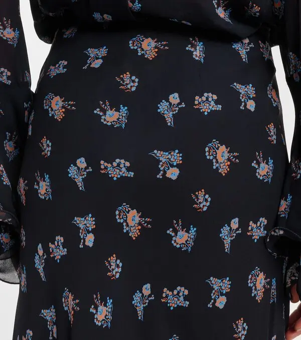 Dorothee Schumacher Airy Daydream Midi Skirt - Blue