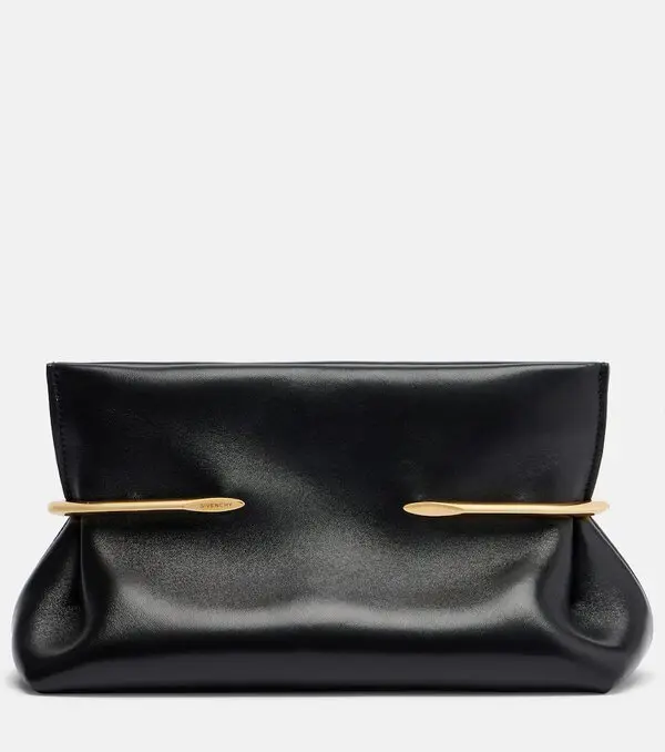 Givenchy Pinch Mini Leather Clutch - Black
