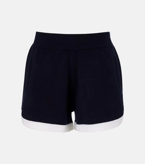 Jardin Des Orangers Cashmere Shorts - Blue