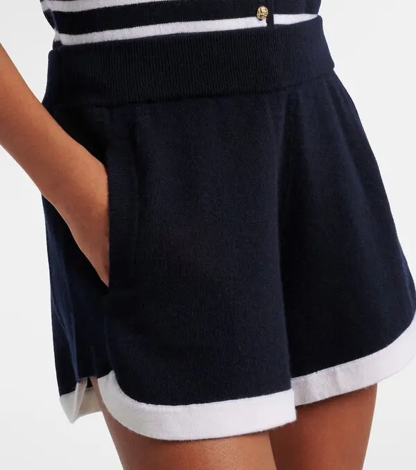 Jardin Des Orangers Cashmere Shorts - Blue