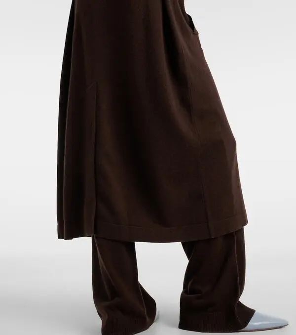 Jardin Des Orangers Wool And Cashmere Trench Coat - Brown