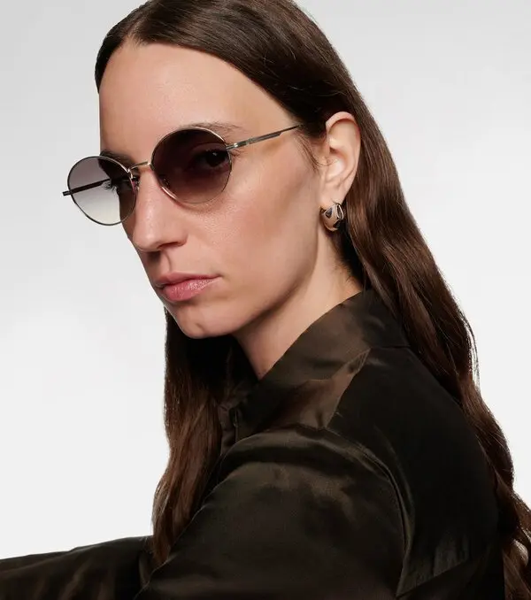 Khaite X Oliver Peoples 1994c Round Sunglasses - Grey