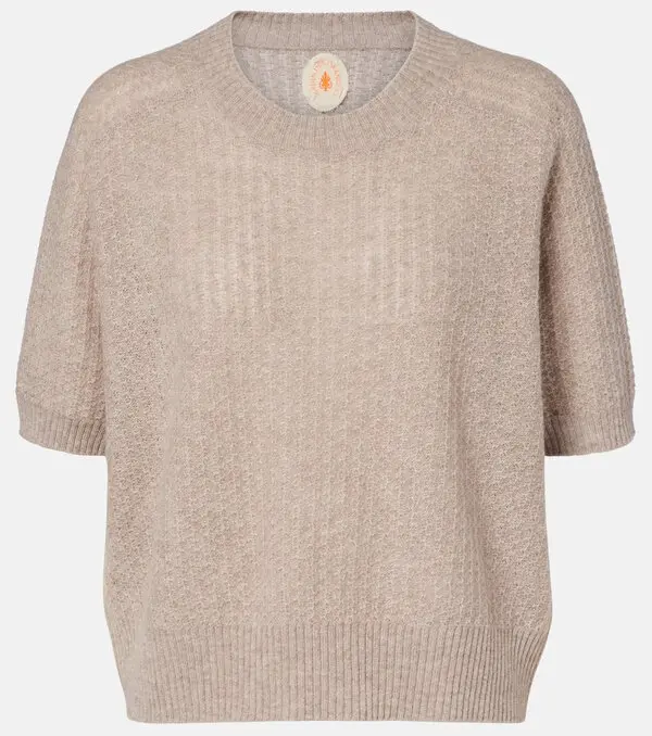 Jardin Des Orangers Cashmere V-neck Sweater - Beige