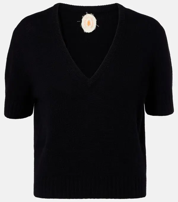 Jardin Des Orangers Cashmere V-neck Sweater - Black