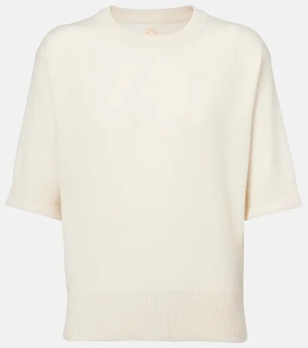Jardin Des Orangers Cashmere V-neck Sweater - White