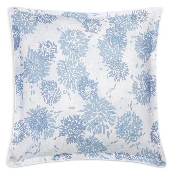 MATOUK Chrysanthemum Euro Sham - Blue