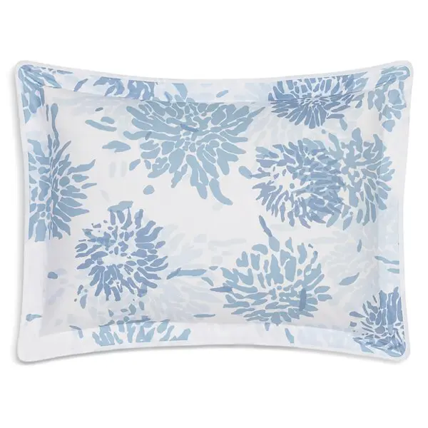 MATOUK Chrysanthemum Boudoir Sham - Blue