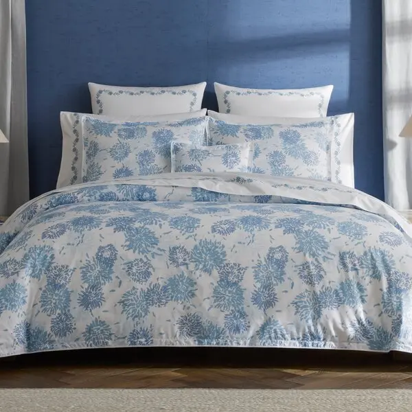 MATOUK Chrysanthemum Quilt, King - Blue