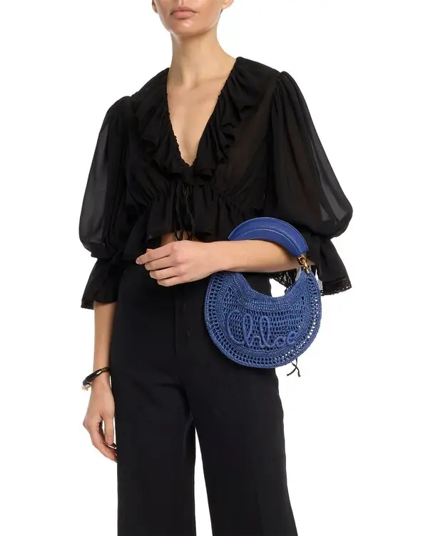 Chloé Raffia Bag - Evening Blue