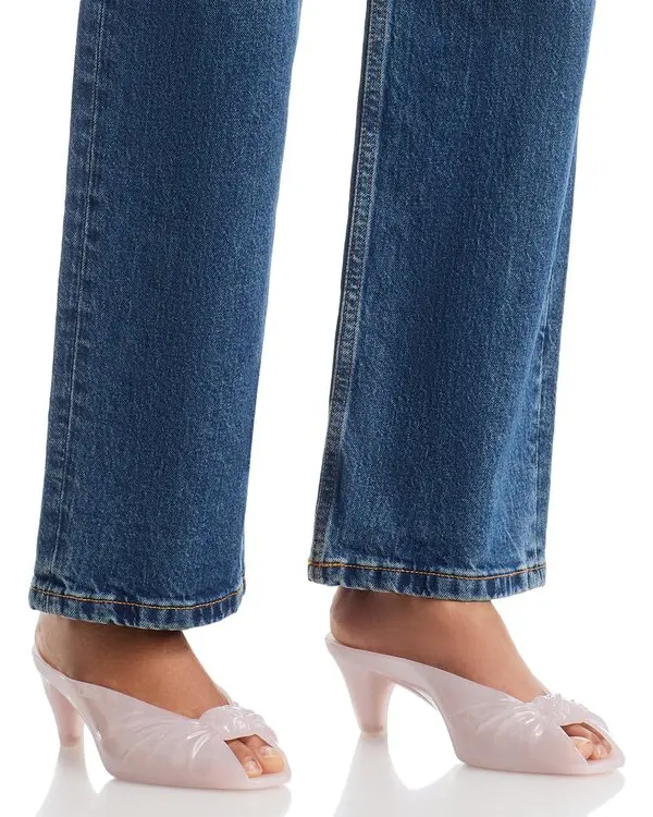 Chloé Jelly Mules With Knot Detail - Blush