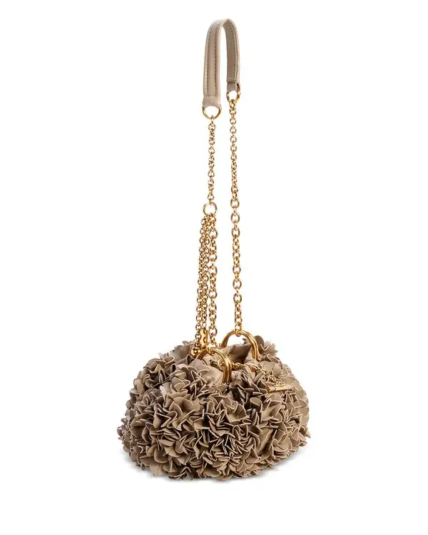 Chloé Leather Shoulder Bag - Woodsmoke