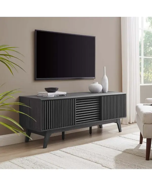 MODWAY Iterate 59" Tv Stand - Charcoal