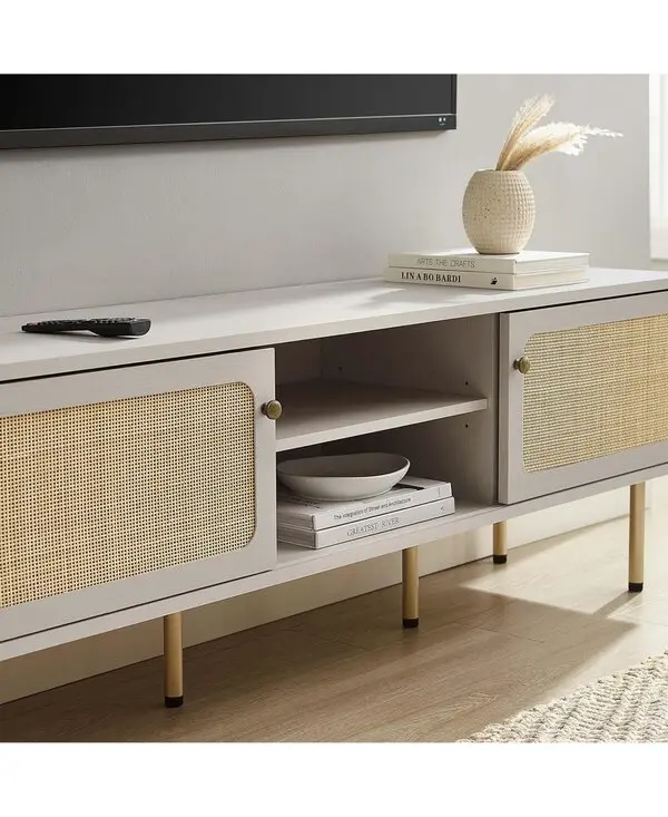 MODWAY Cambria 60" Tv Stand - White