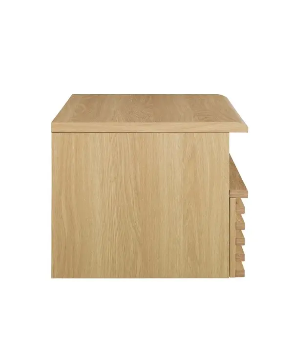 MODWAY Render Wall-mount Nightstand - Oak