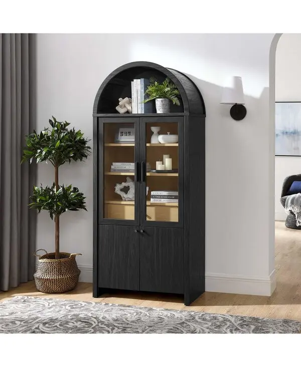 MODWAY Evie Arched Tall Display Cabinet