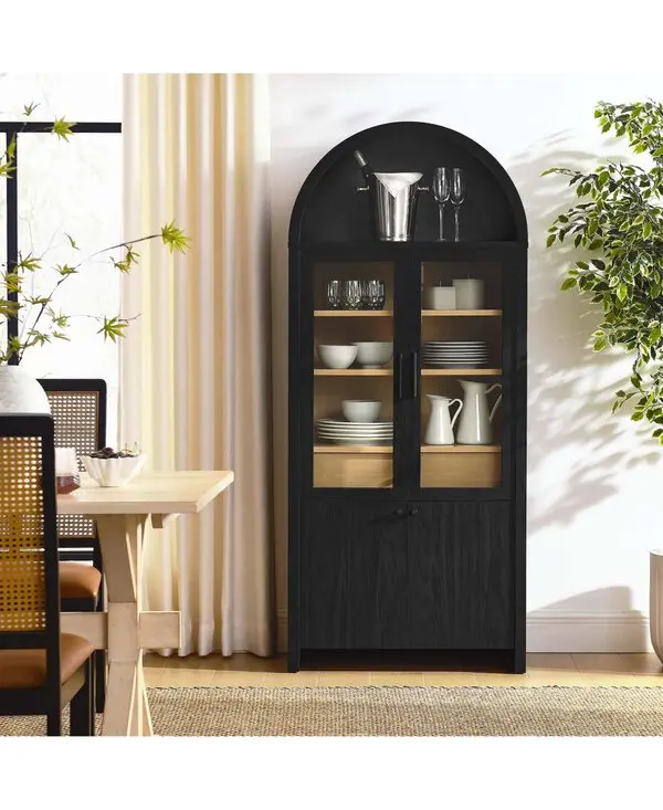 MODWAY Evie Arched Tall Display Cabinet