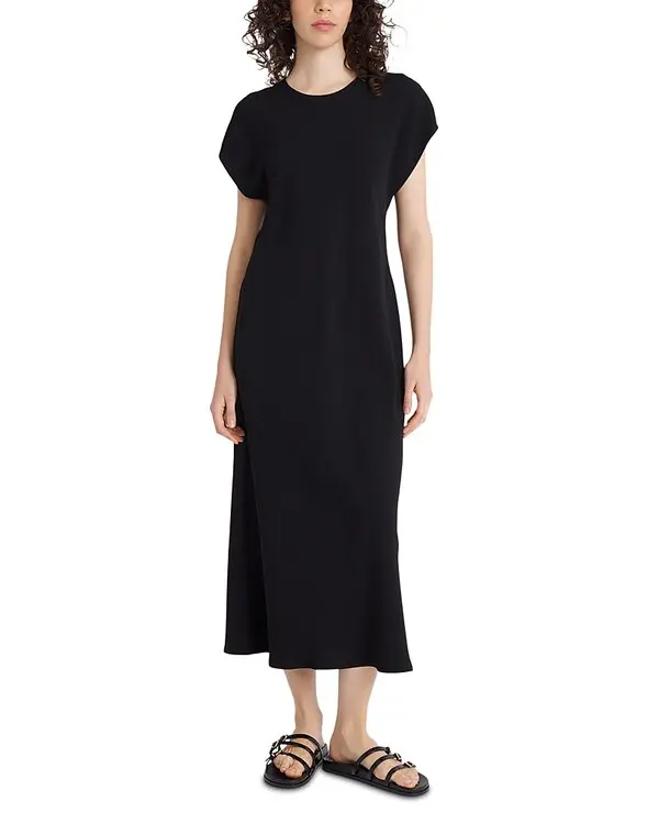 LUXELY Short Sleeve Maxi Dress