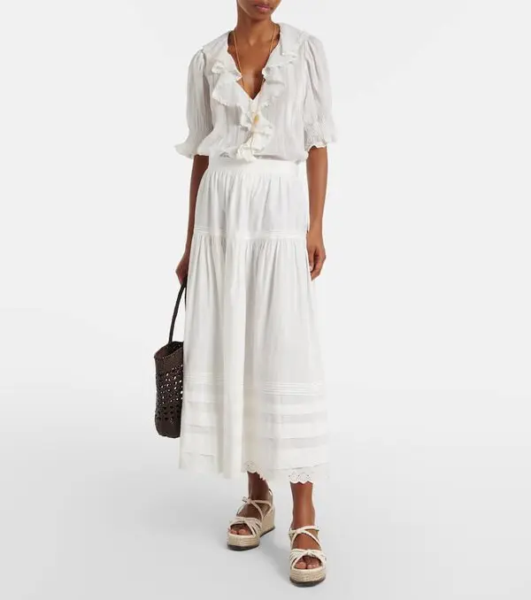JIMMY CHOO Nyra Braided Espadrille Wedges