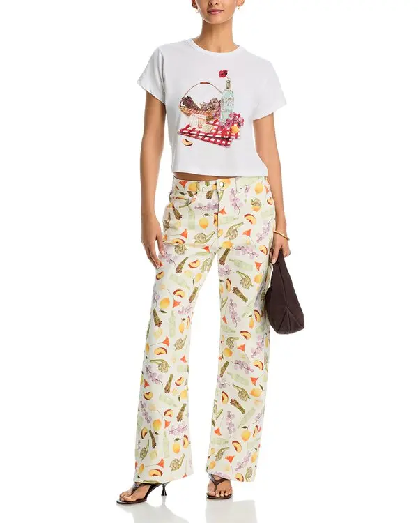 Aqua Picnic Graphic Tee