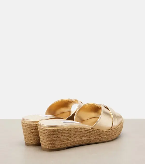 JIMMY CHOO Leda Espadrille Wedges