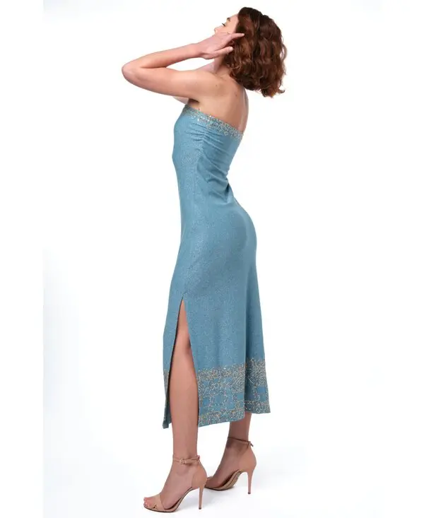 Calypso St. Barth Valerie Strapless Midi Dress