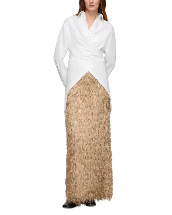 Lafayette 148 New York Column Long Skirt