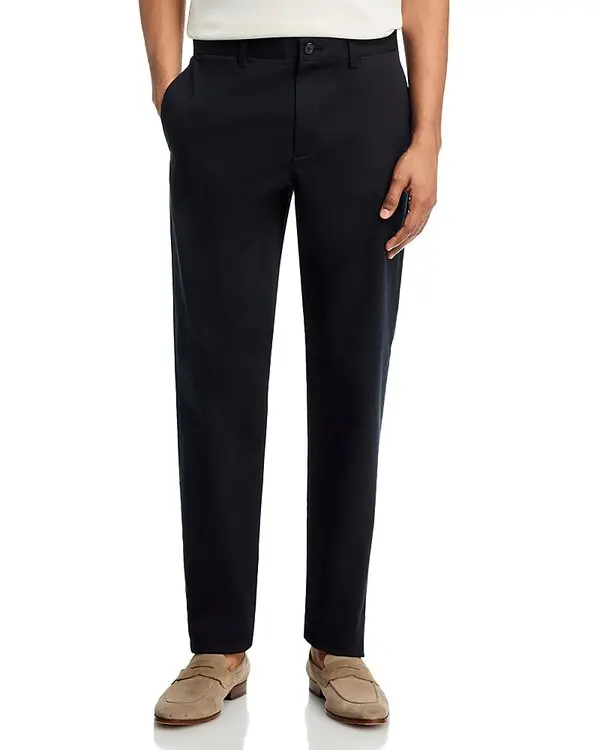 Theory Zaine Pants In Moonsoft Cotton - Black