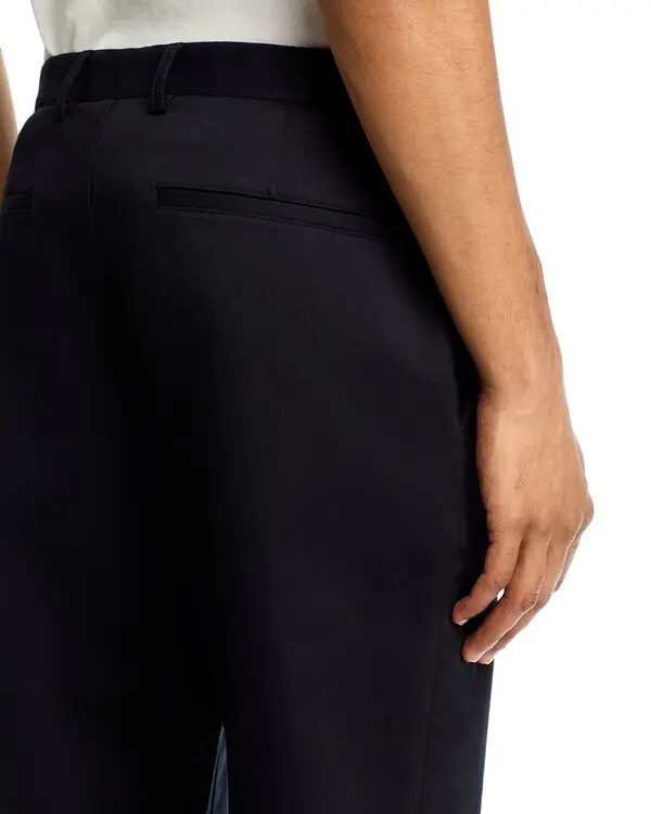 Theory Zaine Pants In Moonsoft Cotton - Black